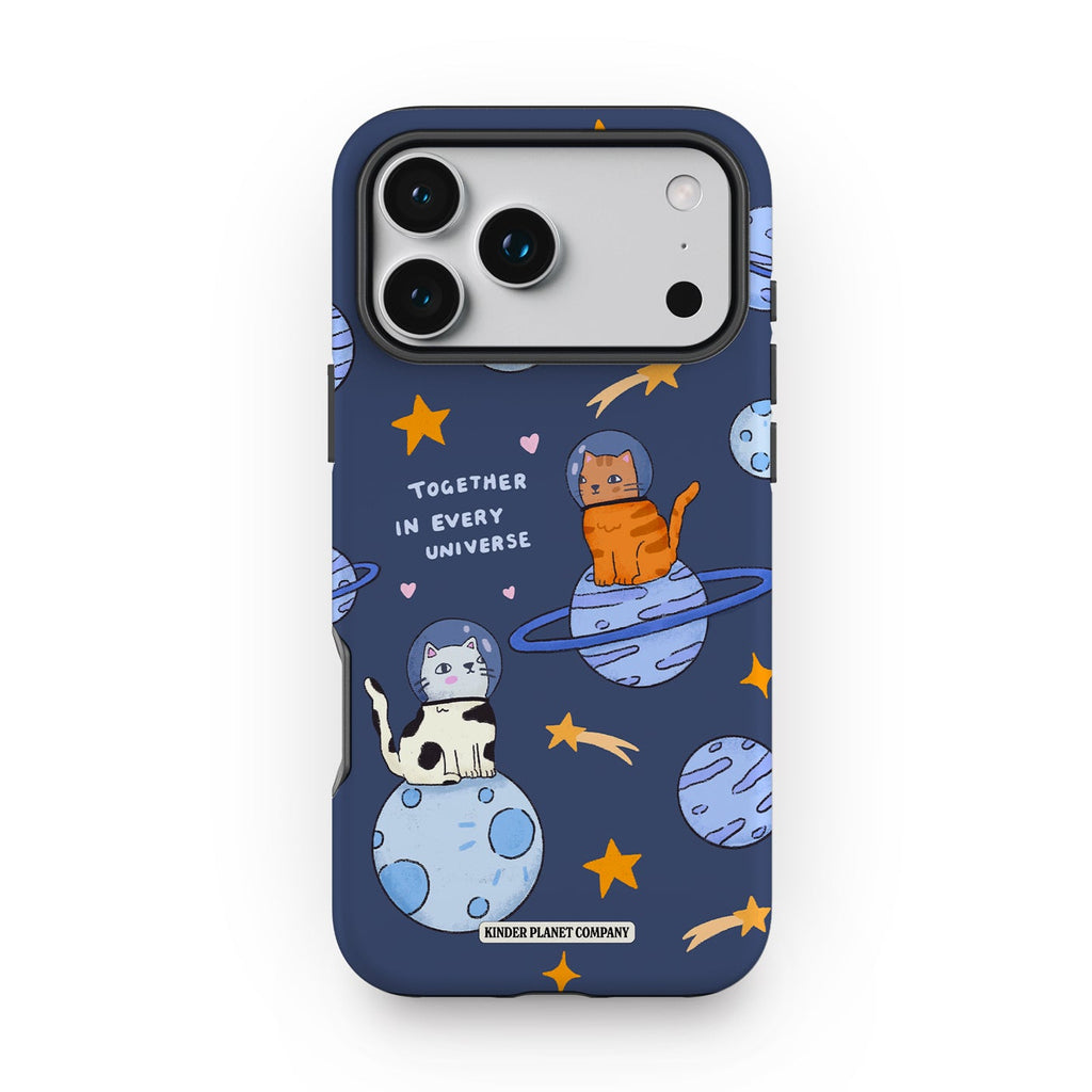 Together In Every Universe Cats Tough Phone Case – Kinder Planet Company