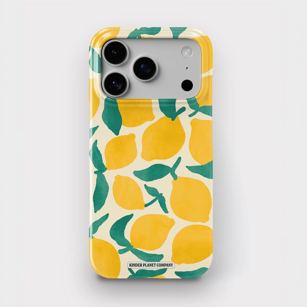 Zesty Lemon Snap Phone Case – Kinder Planet Company