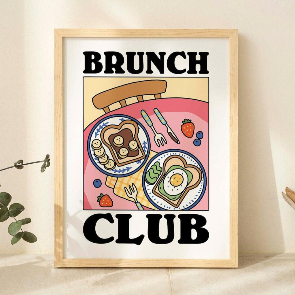 'Brunch Club' Print – Kinder Planet Company