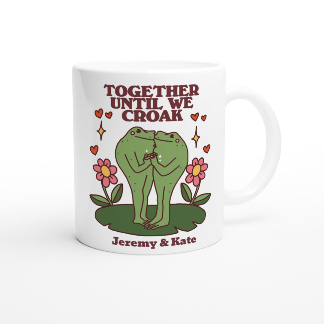 Custom 'Together Until We Croak' Mug – Kinder Planet Company